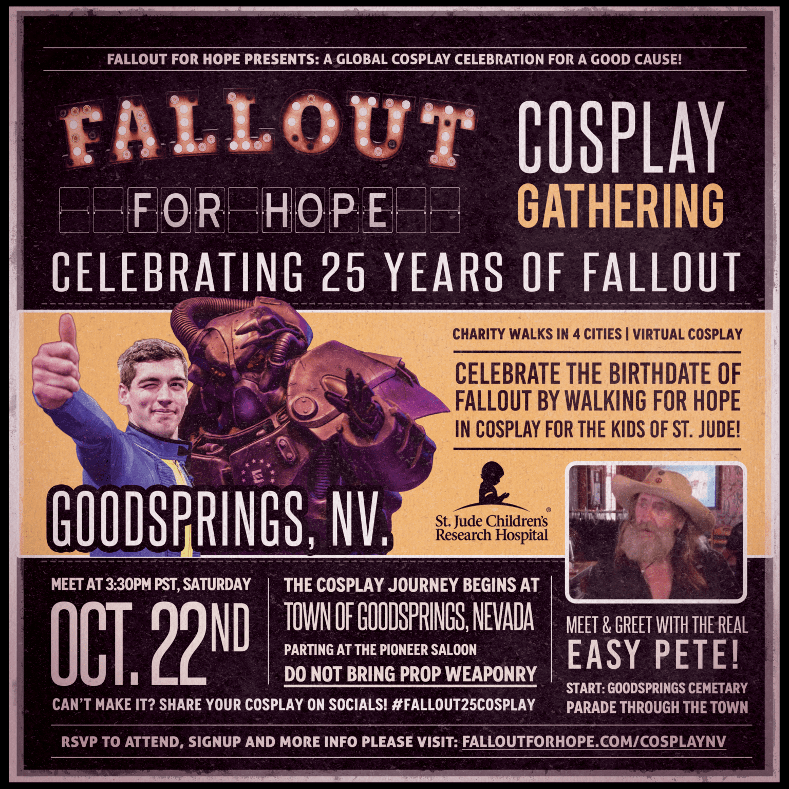 Fallout 25th Anniversary Cosplay Meetup - Nevada » Fallout For Hope ...